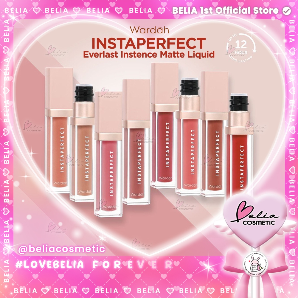 Jual BELIA Wardah Instaperfect Everlast Intense Matte Liquid | Lip ...