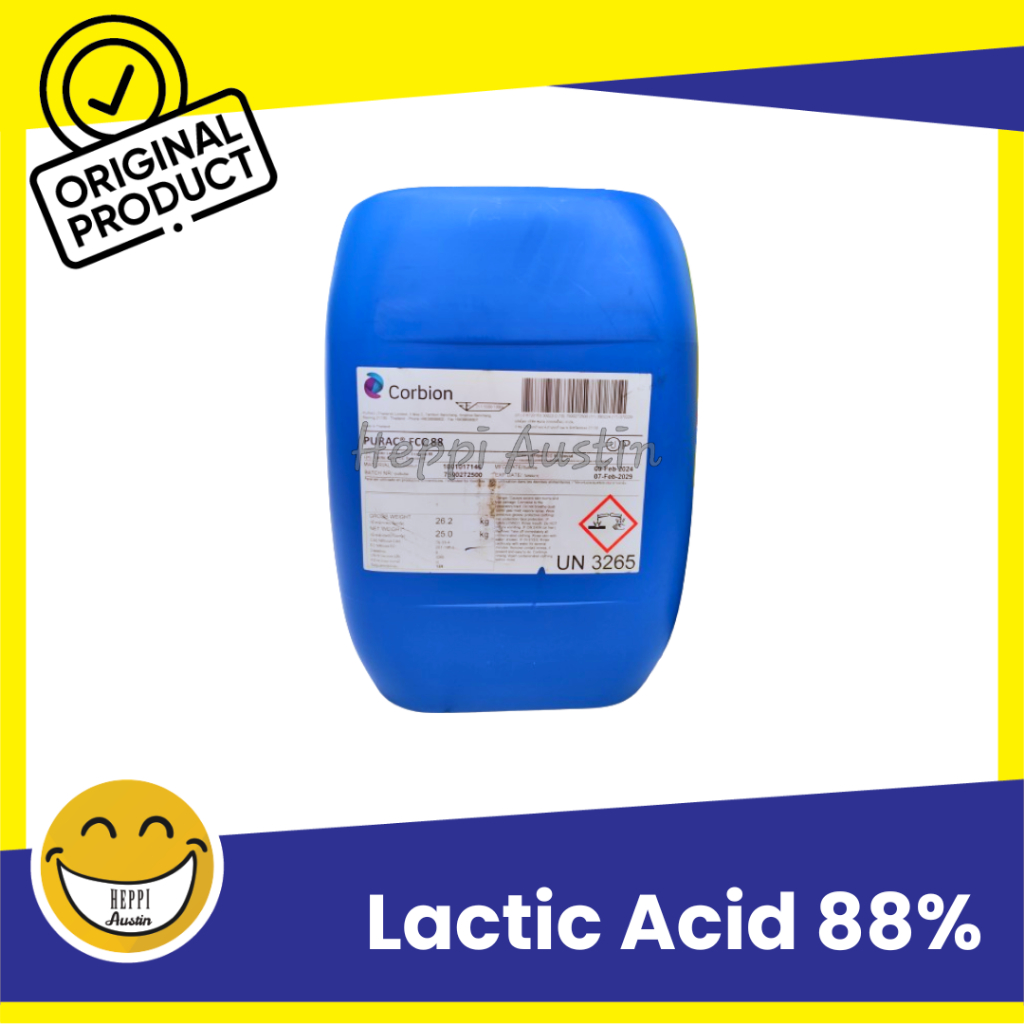 Jual Lactic Acid Asam Laktat Purac 88 1 KG | Shopee Indonesia