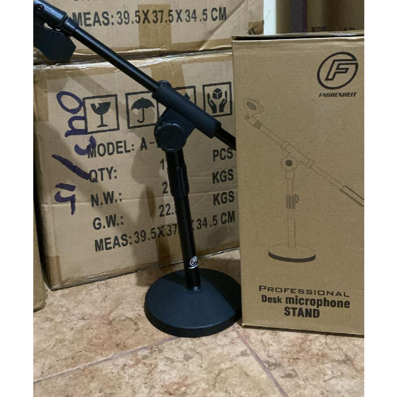Jual TIANG MIC MEJA FAHRENHEIT A-218 (NON COD) | Shopee Indonesia