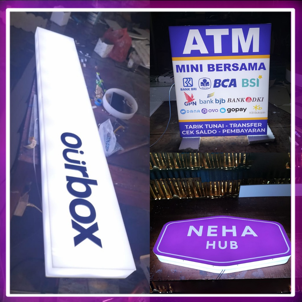 Jual Neon Box Full Akrilik Custom | Shopee Indonesia