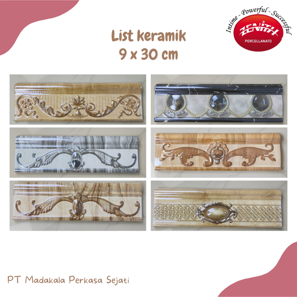 Jual [FREE PACKING KAYU] - List Keramik 9 X 30 cm - Zenith | Shopee ...