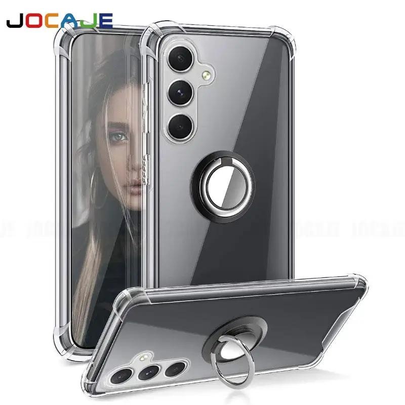 Jual Casing Samsung A55 / A35 Silikon Clear Bening Anti Kuning Anti Jatuh Ring Standing Magsave ...