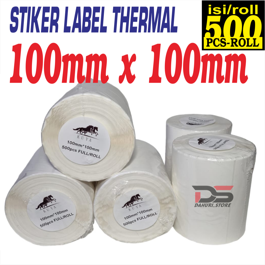 Jual PROMO!!! HARGA 1 ROLL, STIKER RESI THERMAL / STIKER LABEL BARCODE ...