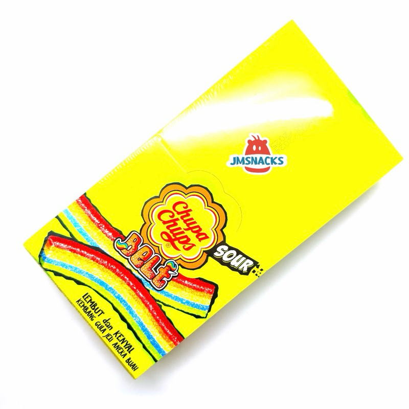 Jual [PROMO!!] Chupa Chups SOUR BELT 1 Pak isi 24 Pcs x 7gr - permen jeli nikmat termurah viral ...