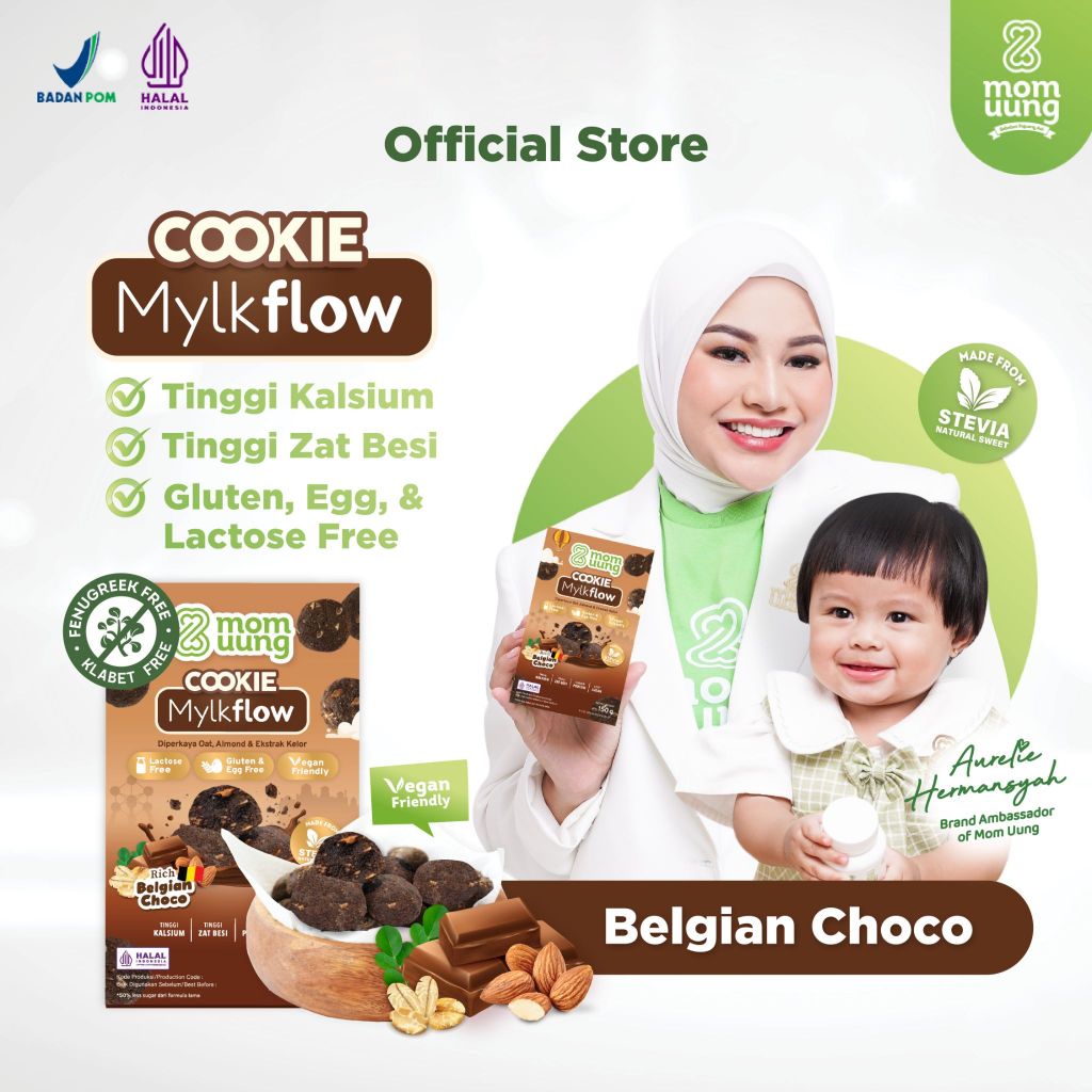 Jual [NEW VARIANT] Mom Uung Cookie Milkflow Kukis Momuung Pelancar ASI Booster | Shopee Indonesia
