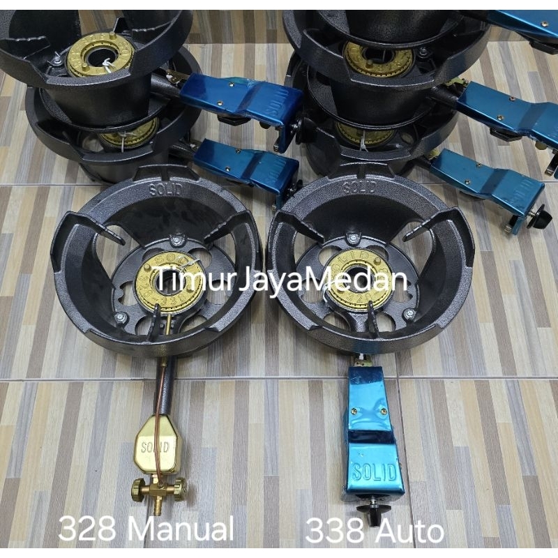 Jual Kompor Gas 1 Tungku SOLID High Press Bahan Besi Cor Kuat Tahan ...