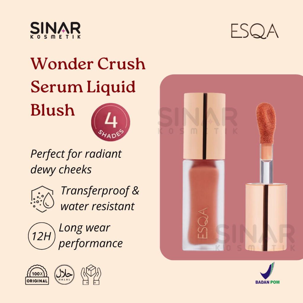 Jual ESQA Wonder Crush Serum Liquid Blush - Blush On | Shopee Indonesia