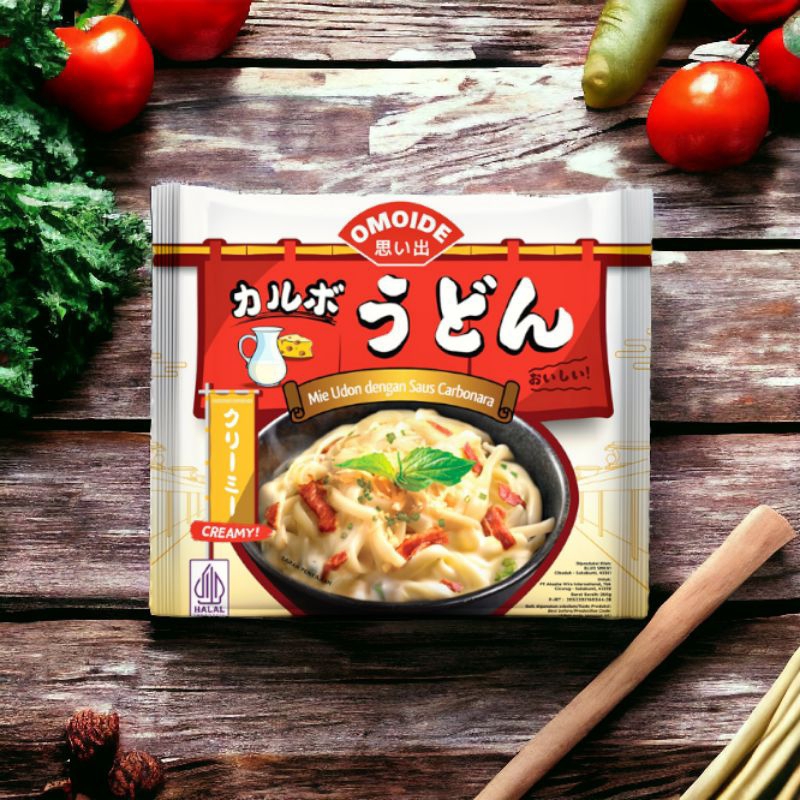 Jual Omoide Mi Udon Saus Carbonara 215g | Shopee Indonesia