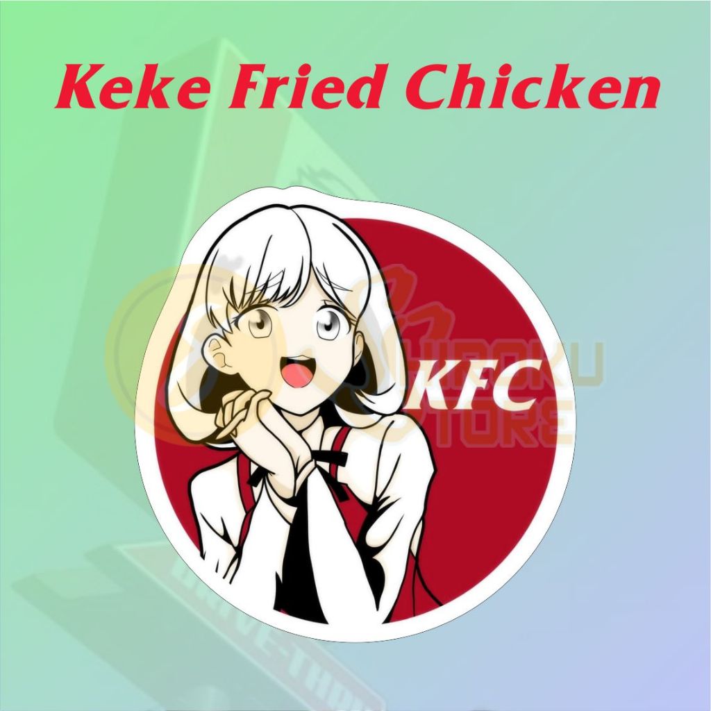 Jual Stiker Plesetan Parodi KFC - Kotori Minami / Karin Asaka / Keke ...