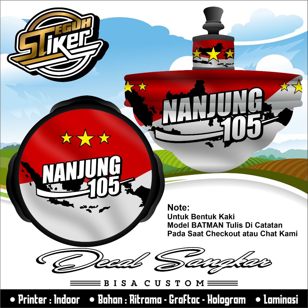 Jual Stiker Tebok T3 Nanjung 105 Indonesia | Shopee Indonesia