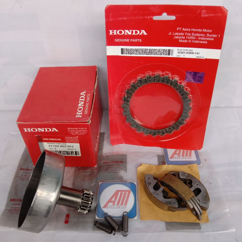 Jual Paket Lonceng+Kampas Ganda+Plat Kopling Revo fi injeksi Revo fit injeksi Revo X PGM-FI ...