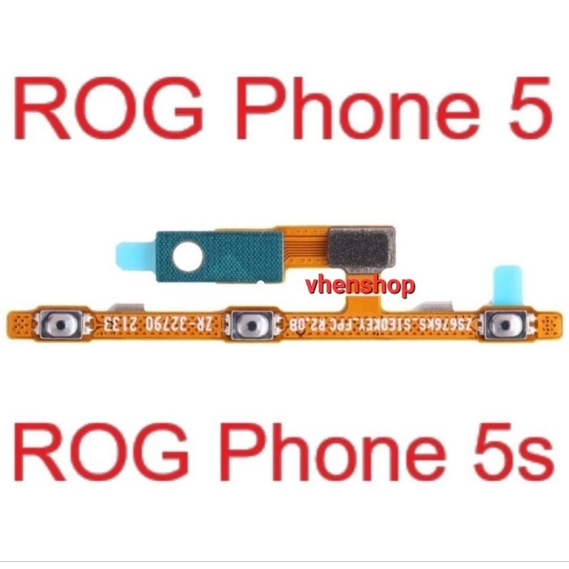 Jual FLEXIBLE POWER ON OFF FLEKSIBEL TOMBOL ON OFF VOLUME ASUS ROG PHONE ROG 5S ORIGINAL ...
