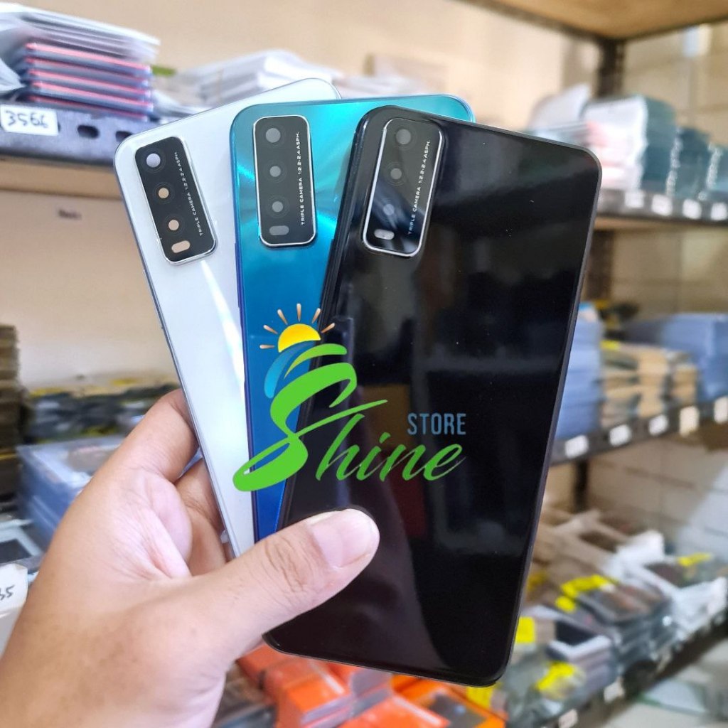 Jual Casing Housing Backdoor + Bezel HP Vivo Y12s V2026 V2033 Bekdor ...
