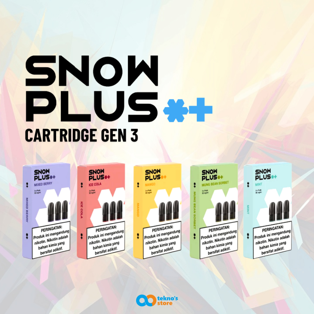 Jual Snowplus Cartridge SnowPlus Pods Gen 3 Ori (1 Pack Isi 3) Satuan ...