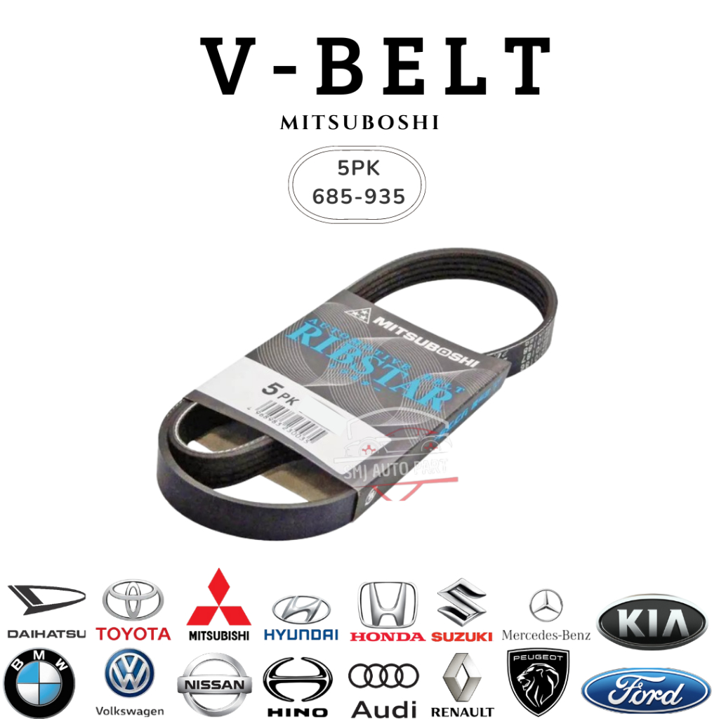 Jual V-BELT/FANBELT/TALI KIPAS/BELTING 5PK 685 5PK 715 5PK 780 5PK 800 ...