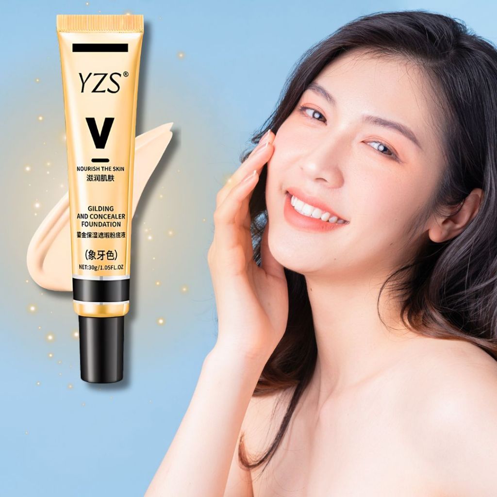 Jual Foundation YZS Matte Oil Control Make Up Alas Bedak Yurizumi Matte Foundation Concealer Oil ...