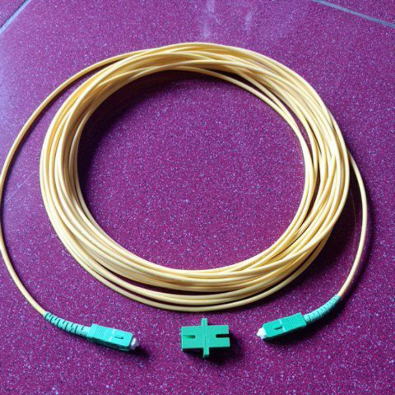 Jual 10M Patchcord SC apc - SC upc fiber optic patch cord sc-sc patah ...