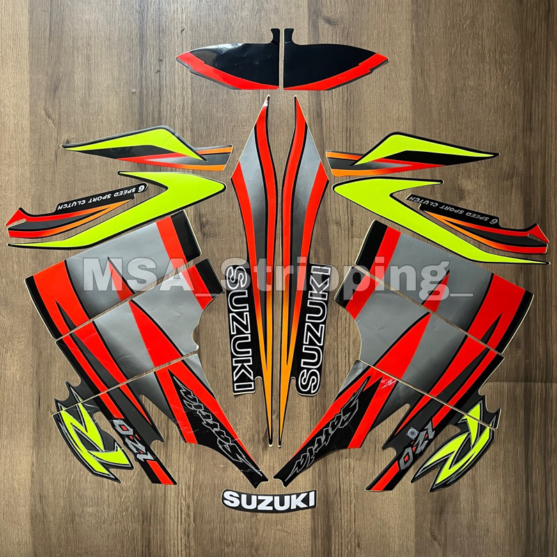 Jual Striping strip stiker sticker lis polet Suzuki Satria 120 R Th ...