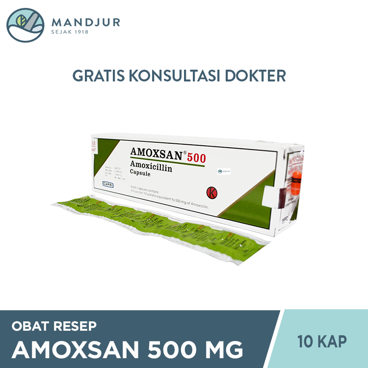 Jual Amoxsan 500 Mg Strip 10 Kapsul | Shopee Indonesia