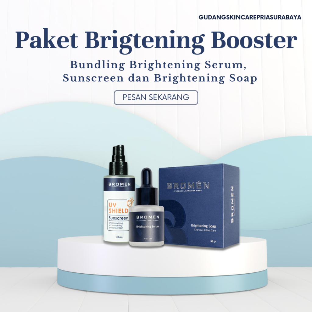 Jual Paket Brigthening Booster ( Brightening Soap + Brightening Serum ...