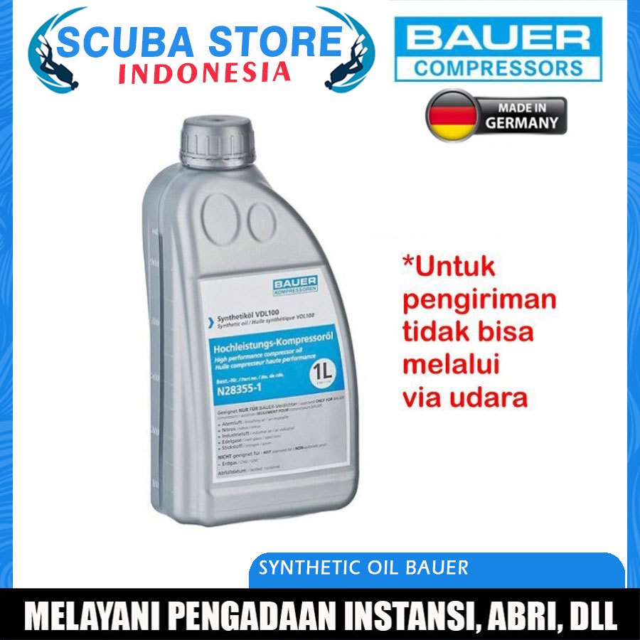 Jual N28355 Synthetic Oil Compressor Bauer Spare Part Oli Sintetik ...