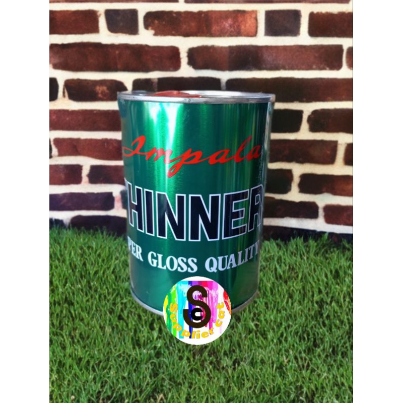 Jual thinner super high gloss impala 1 liter pengencer cat | Shopee ...