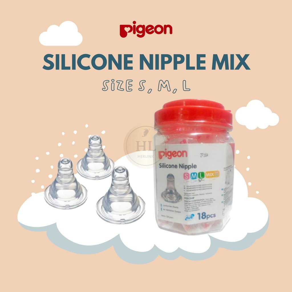 Jual Pigeon Dot Size S/M/L | Shopee Indonesia