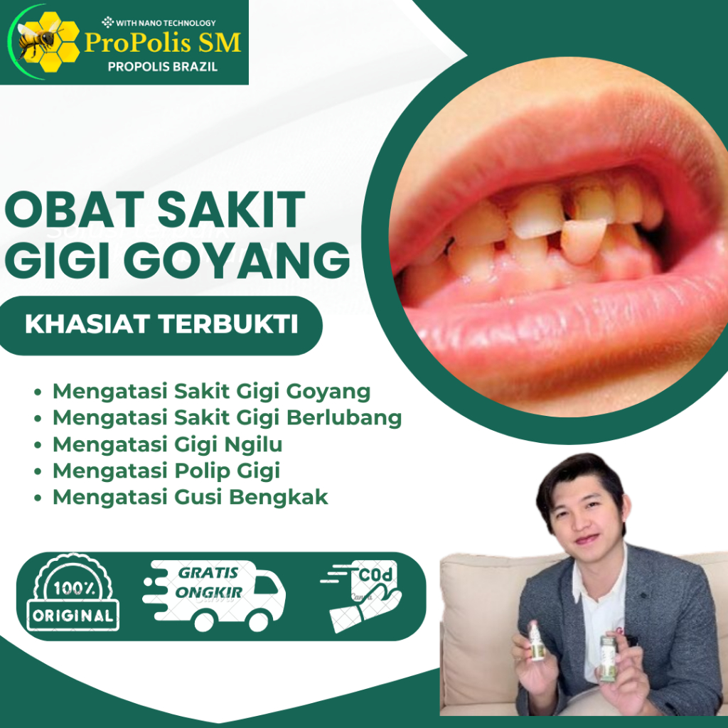 Jual Obat Sakit Gigi Goyang, Gigi Berlubang, Gigi Ngilu, Gigi Goyah ...