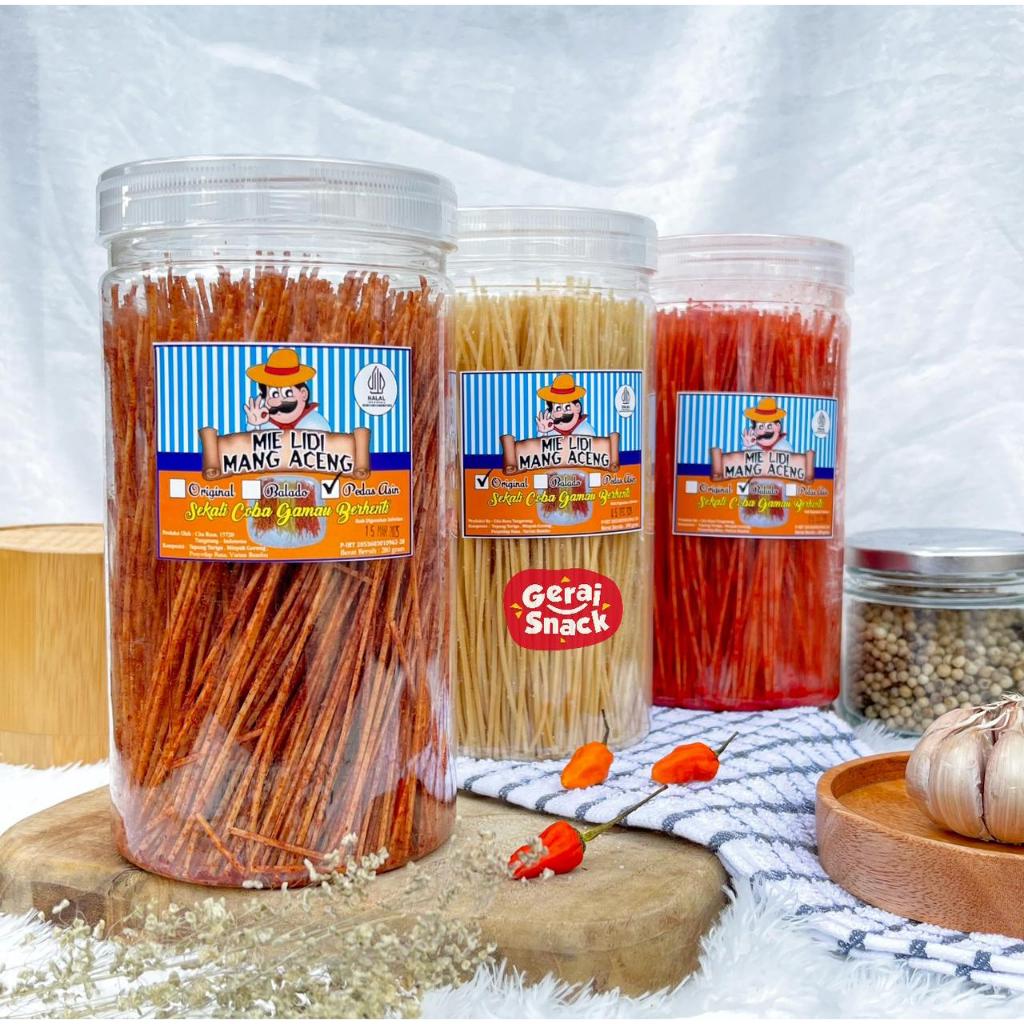 Jual Mie Lidi Mang Aceng Aneka Rasa Jajanan Jadoel Kemasan Jumbo 280 g ...