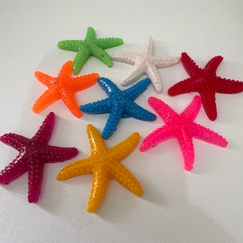 Jual Mainan Bintang Laut mainan anak Hiasan aquarium warna Warni ...
