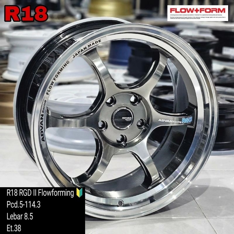 Jual velg mobil celong advan rgd 2 ring 18 lebar 8,5 untuk innova ...