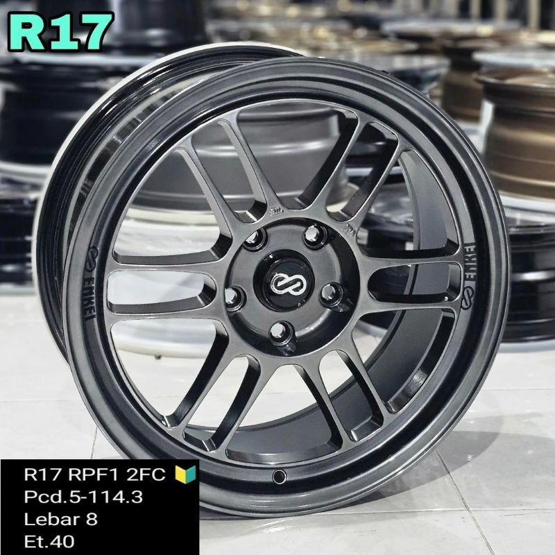 Jual velg enkei rpf 1 ring 17 lebar 8 et40 untuk terios Rush xpander hrv civic | Shopee Indonesia