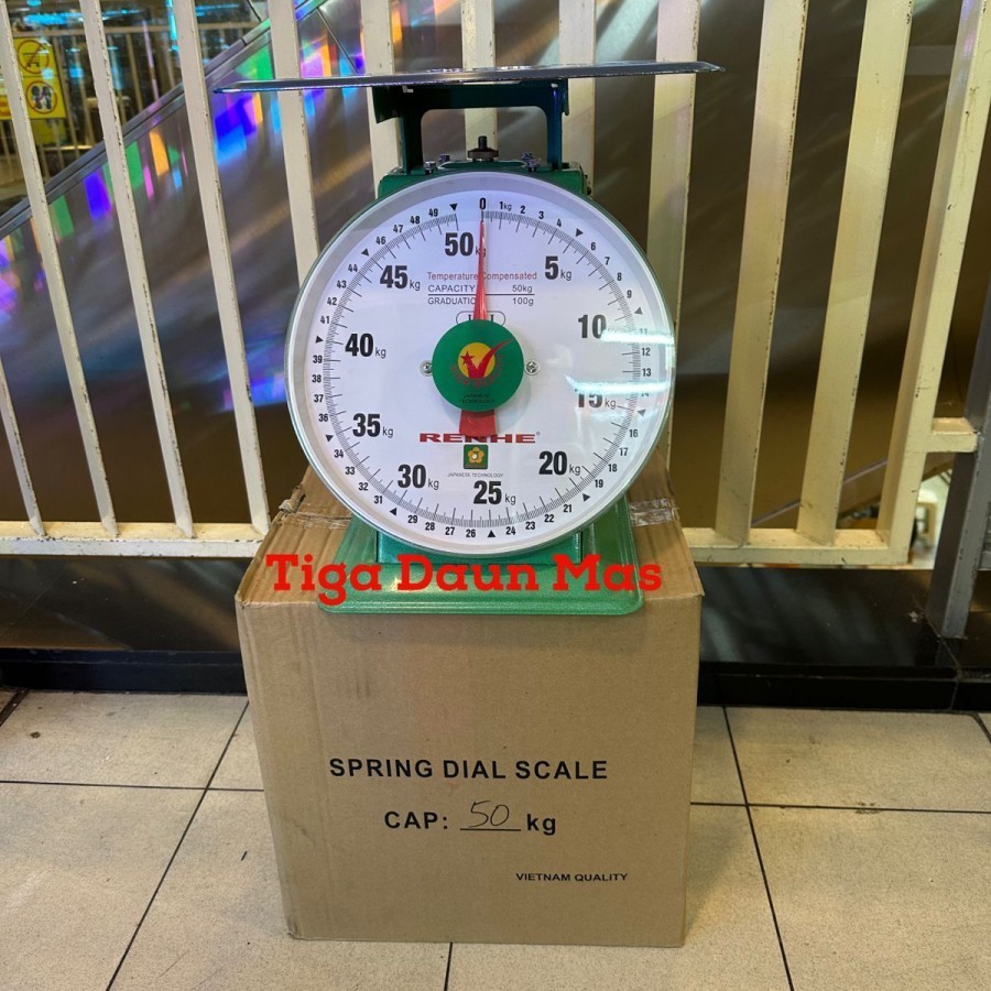 Jual Timbangan Duduk Jarum Renhe 50 Kg 60 Kg 100 Kg 150 Kg 200 Kg / Timbangan Manual Renhe ...