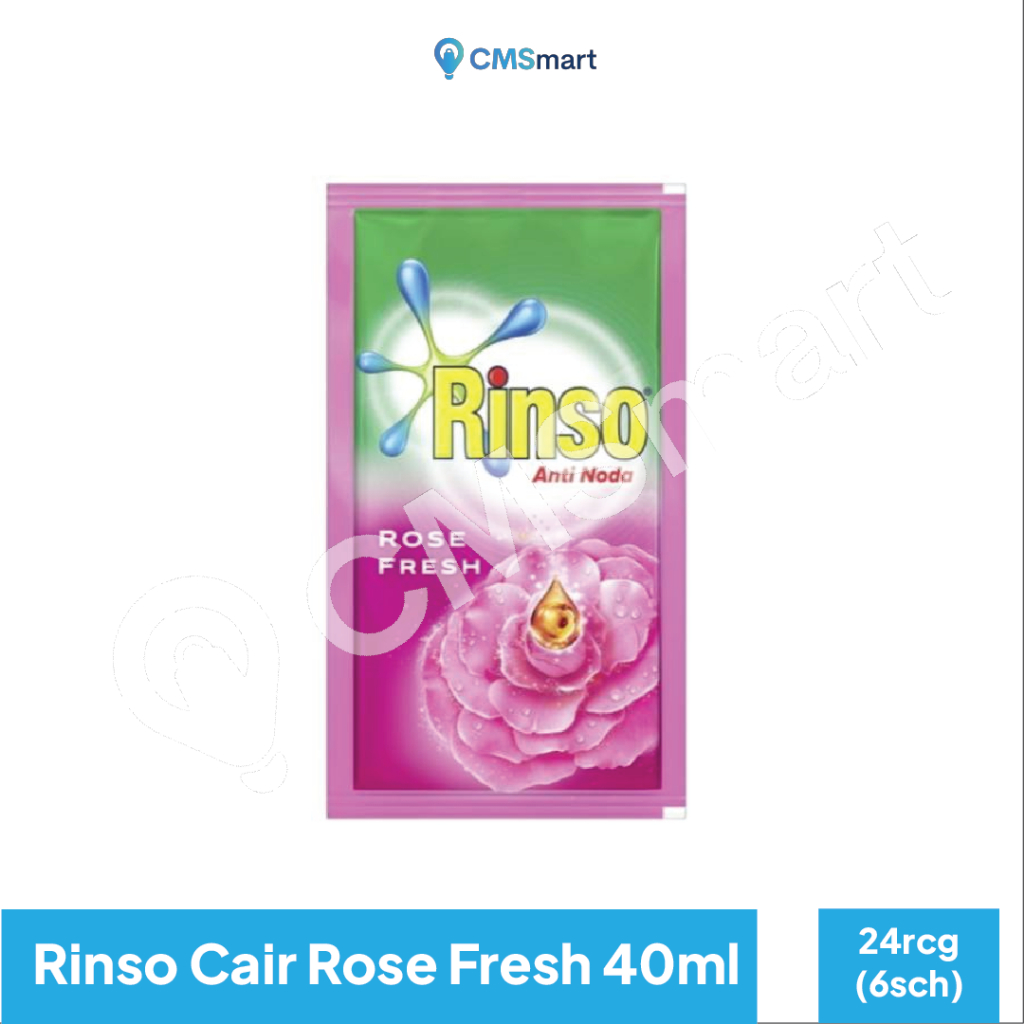 Jual RINSO CAIR ROSE FRESH 40ml (1 RENCENG X 6 SCH) | Shopee Indonesia
