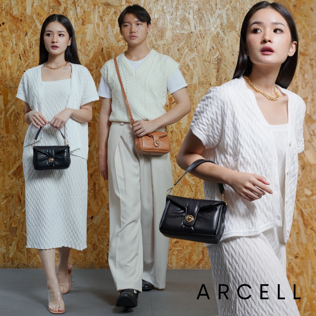 Jual ARCELL - PUFFY SKY BASIC SLINGBAG KOREAN l Tas Selempang Wanita ...