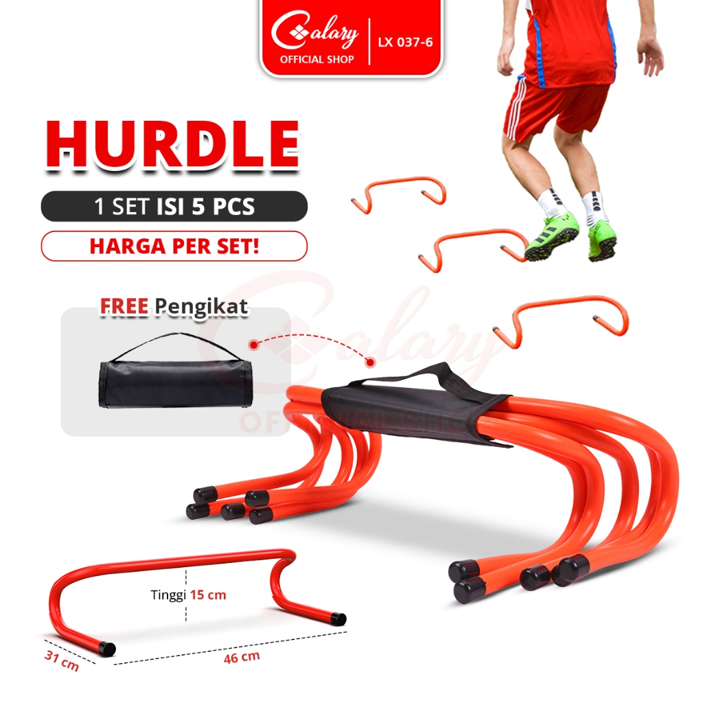 Jual CALARY Hurdle Training Agility Tiang Latihan Loncat Lari Atlit ...