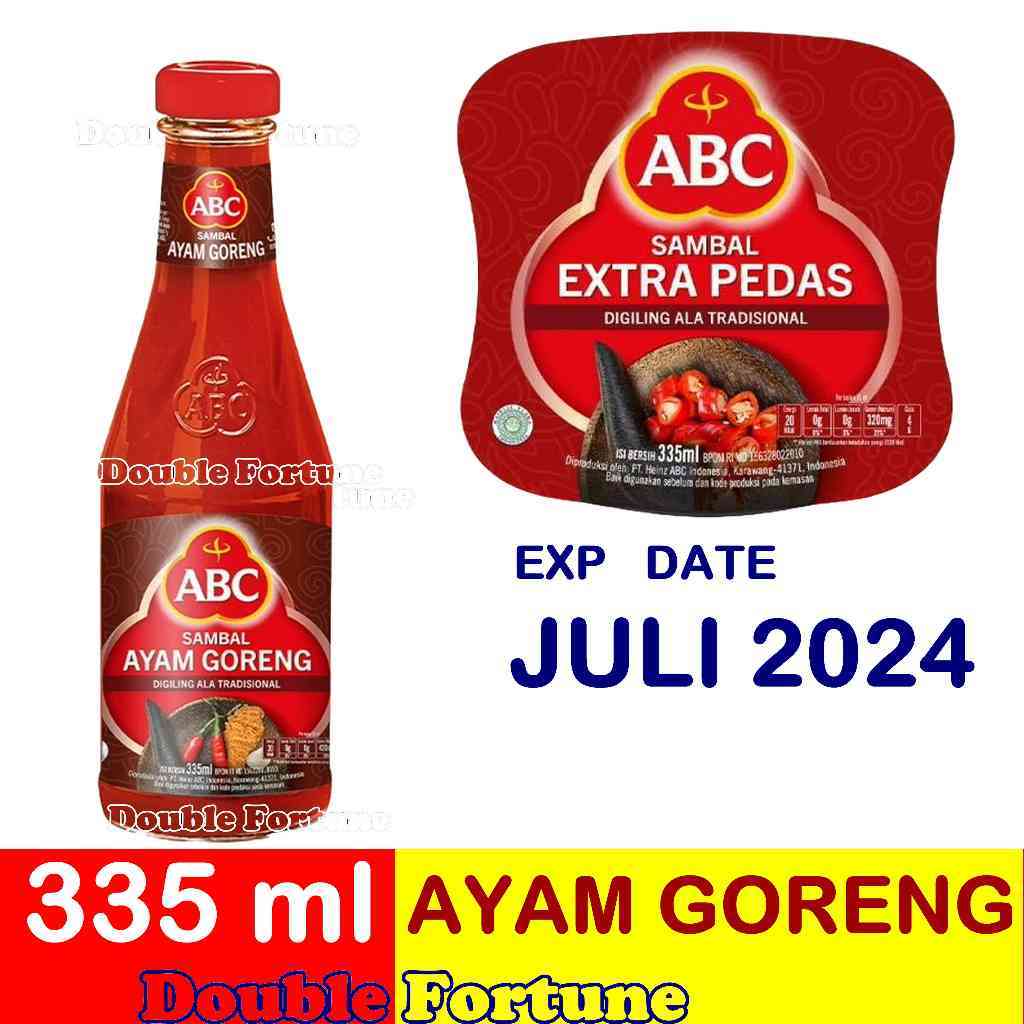 Jual ABC Sambal Ayam Goreng Extra Pedas Botol 335ml | Shopee Indonesia