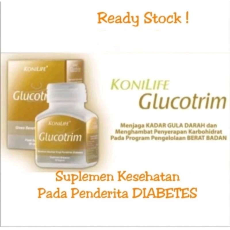 Jual KONILIFE GLUCOTRIM HERBAL UNTUK DIABETES ISI 30 KAPSUL Original ...