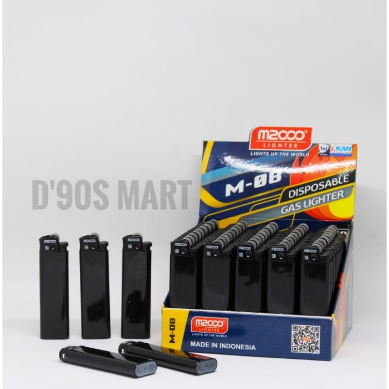 Jual Korek Api M 2000 Roda Hitam Polos isi 50 pcs | Shopee Indonesia