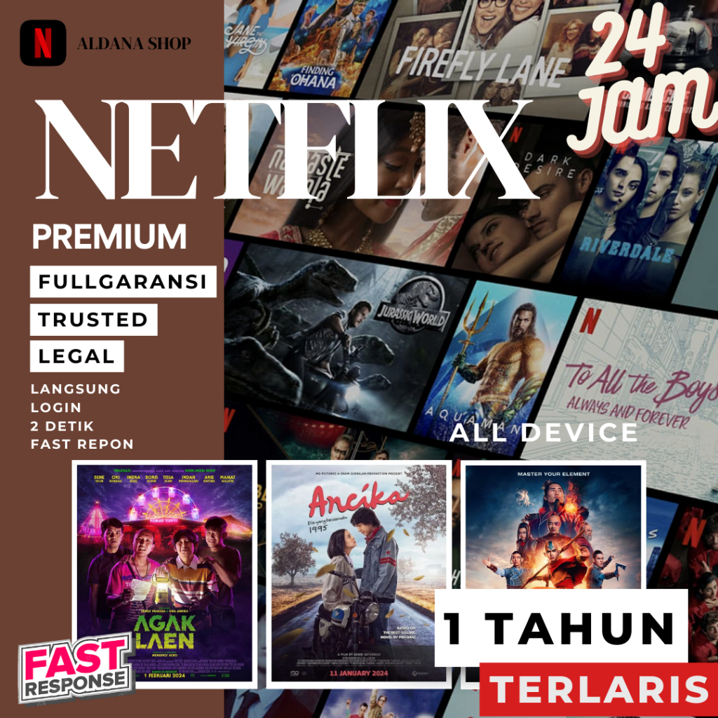 Jual NETFLXXX PREMIUM 4K UHD FULL GARANSI 100% | Shopee Indonesia