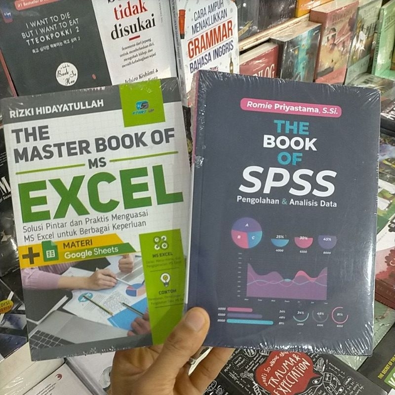 Jual Paket 2 Buku The master book of Ms excel -The Book of SPSS pengelolaan & analisis Data ...