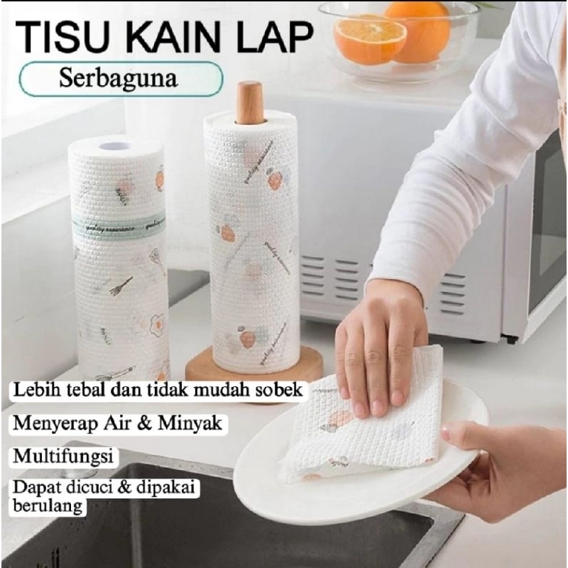 Jual TISSUE DAPUR SERBAGUNA ISI 50PCS/TISU MINYAK/KAIN LAP DAPUR BISA ...
