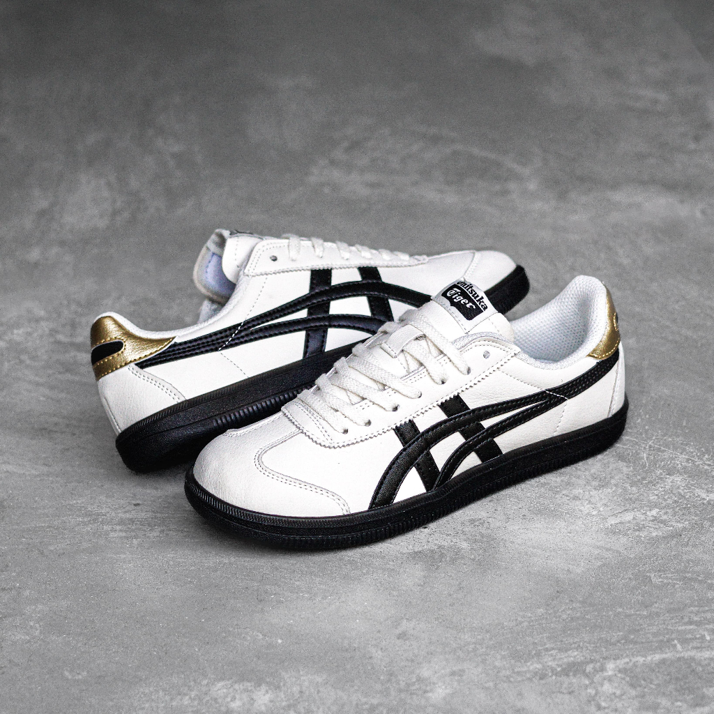 Jual SEPATU PRIA & WANITA ONITSUKA TIGER TOKUTEN WHITE BLACK GOLD | Shopee Indonesia
