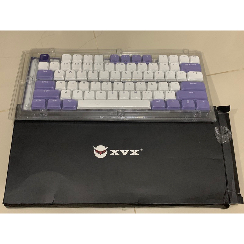 Jual XVX Low Profile Keycaps Purple PBT 118 keys | Shopee Indonesia