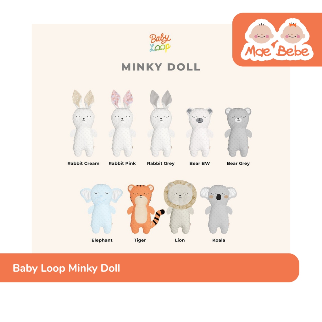 Jual Baby Loop Minky Doll Infant & Toddler Mainan Boneka Anak Bayi ...