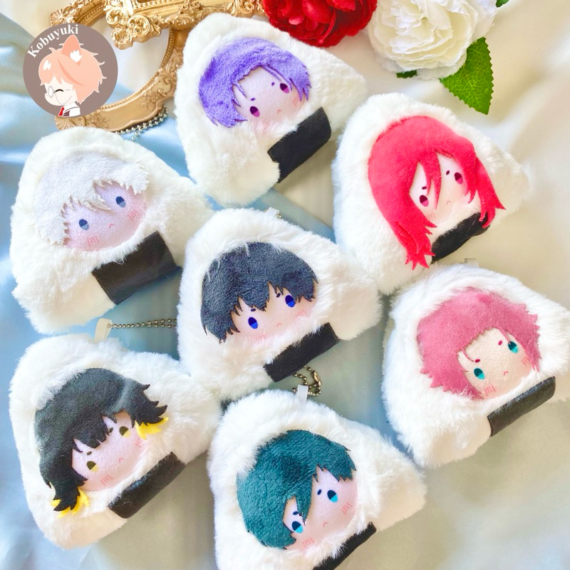 Jual [READY low stock] Blue Lock Fluffy Onigiri plush pendant keychain ...