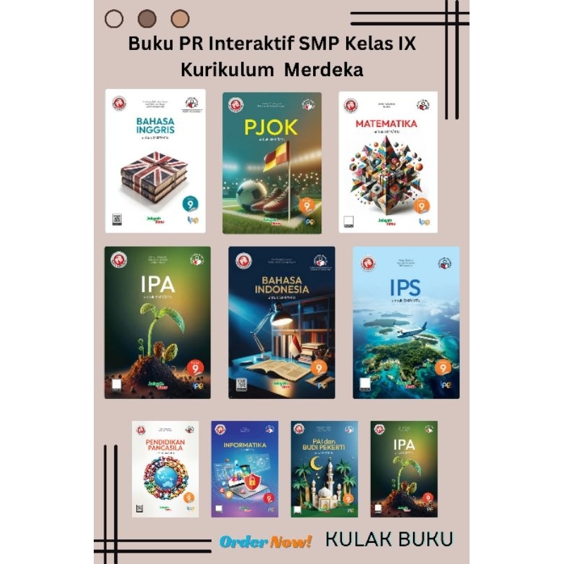 Jual Buku PR Kurikulum Merdeka SMP Kelas 9/IX Semester 1 & 2 Intan Pariwara Tahun 2024 | Shopee ...