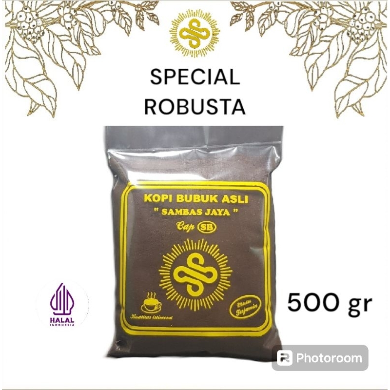 Jual Kopi Bubuk Robusta Sambas Jaya 500 Gram Robusta Coffee | Shopee ...