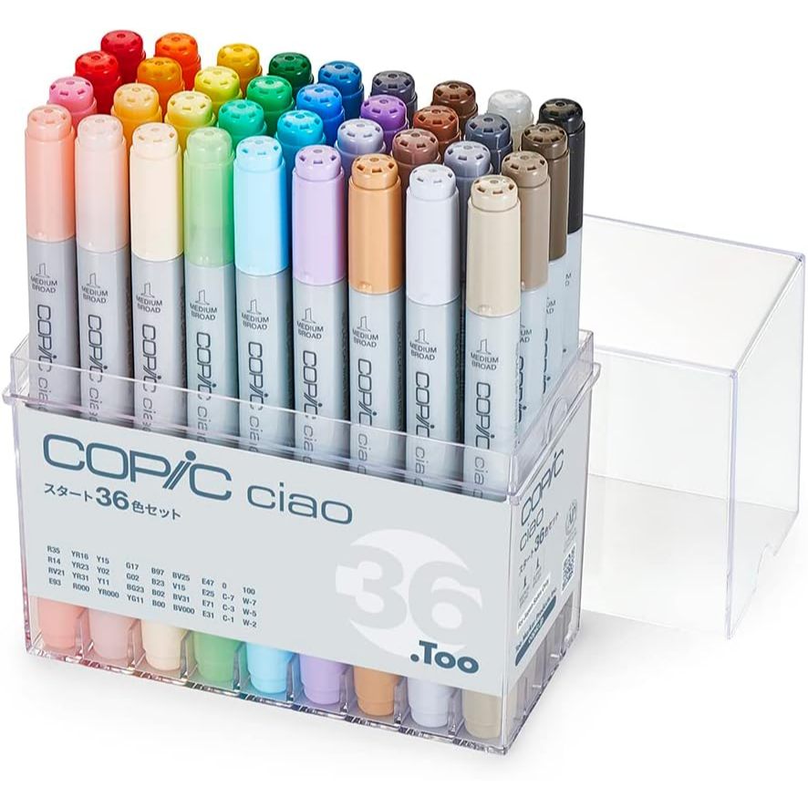 Jual Copic Ciao Marker Set 36 Set A Spidol Gambar Mewarnai Perlengkapan ...