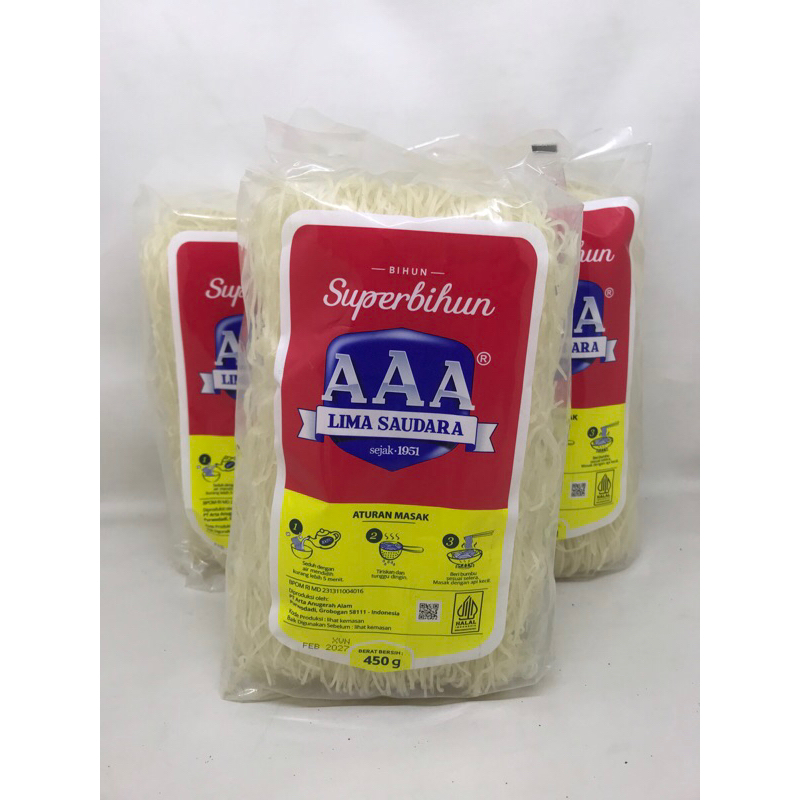 Jual super bihun aaa lima saudara 450g | Shopee Indonesia